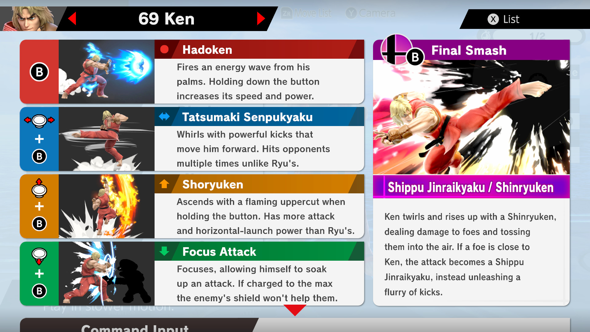 Ken with his own slot Mod for Super Smash Bros. Ultimate | SSBU Mods