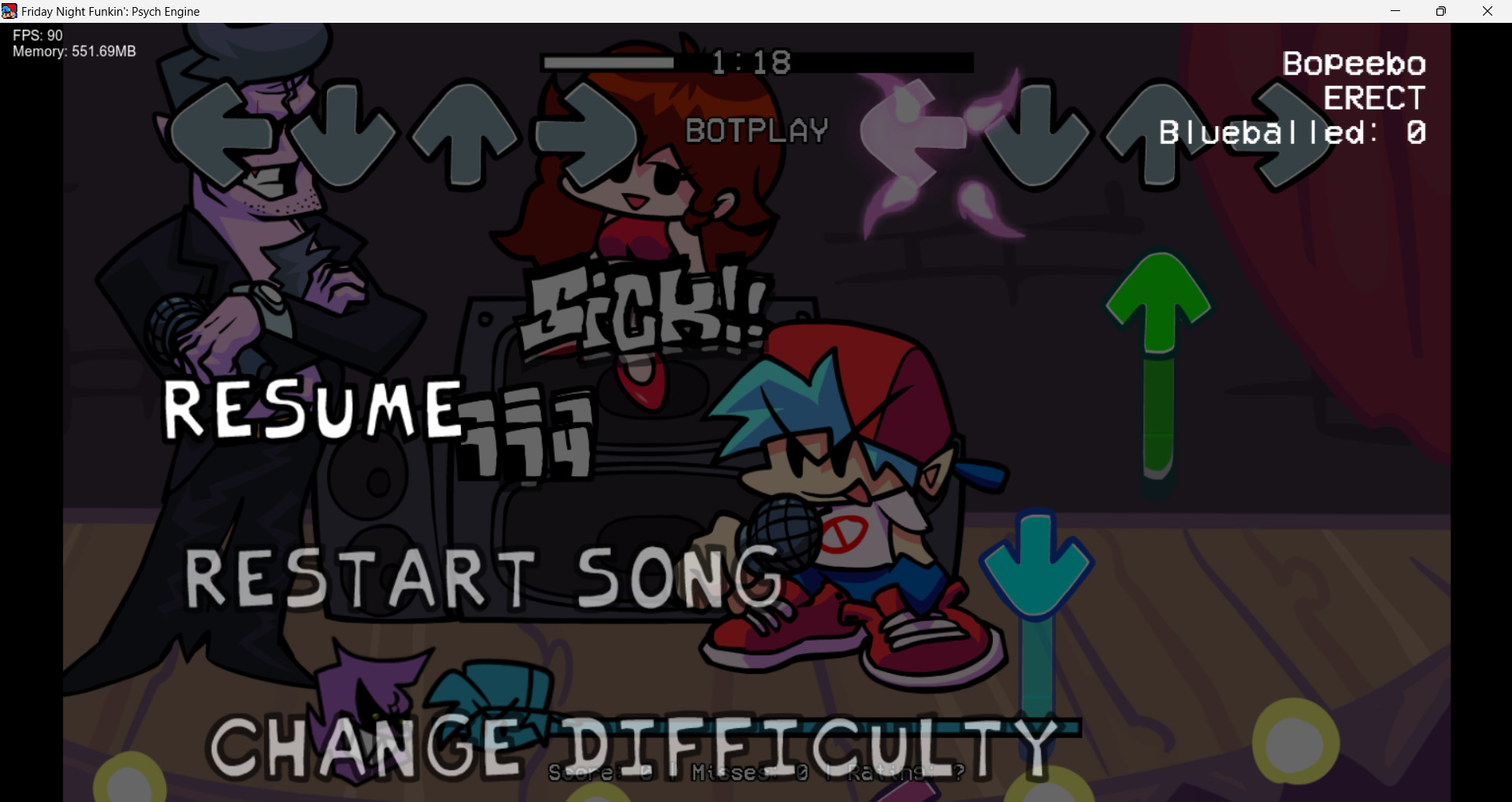 Psych Engine+pit stop+hit single real notesplash Mod for Friday Night ...