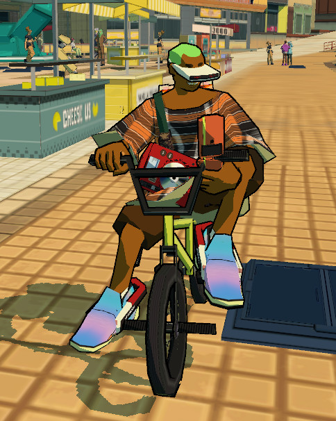 Mesh El Melo Mod for Bomb Rush Cyberfunk | BRC Mods