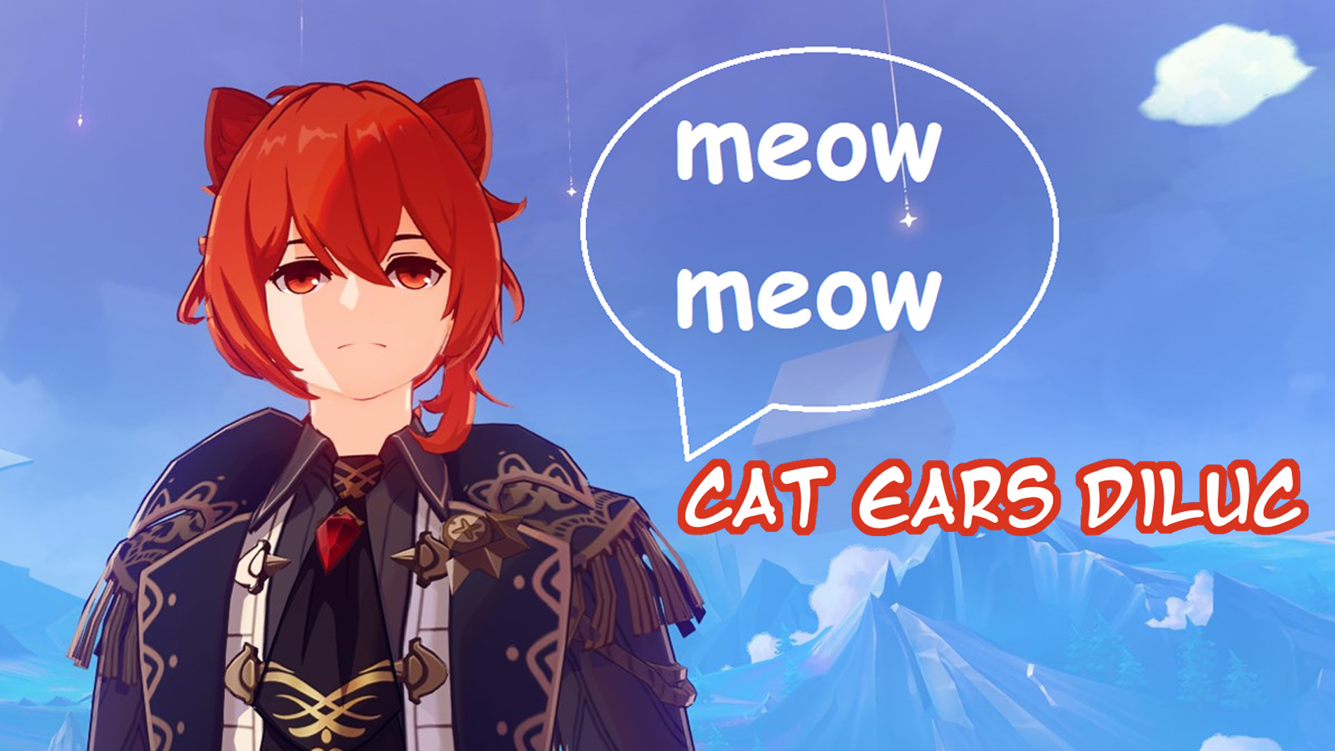 Cat Diluc Mod for Genshin Impact | GI Mods