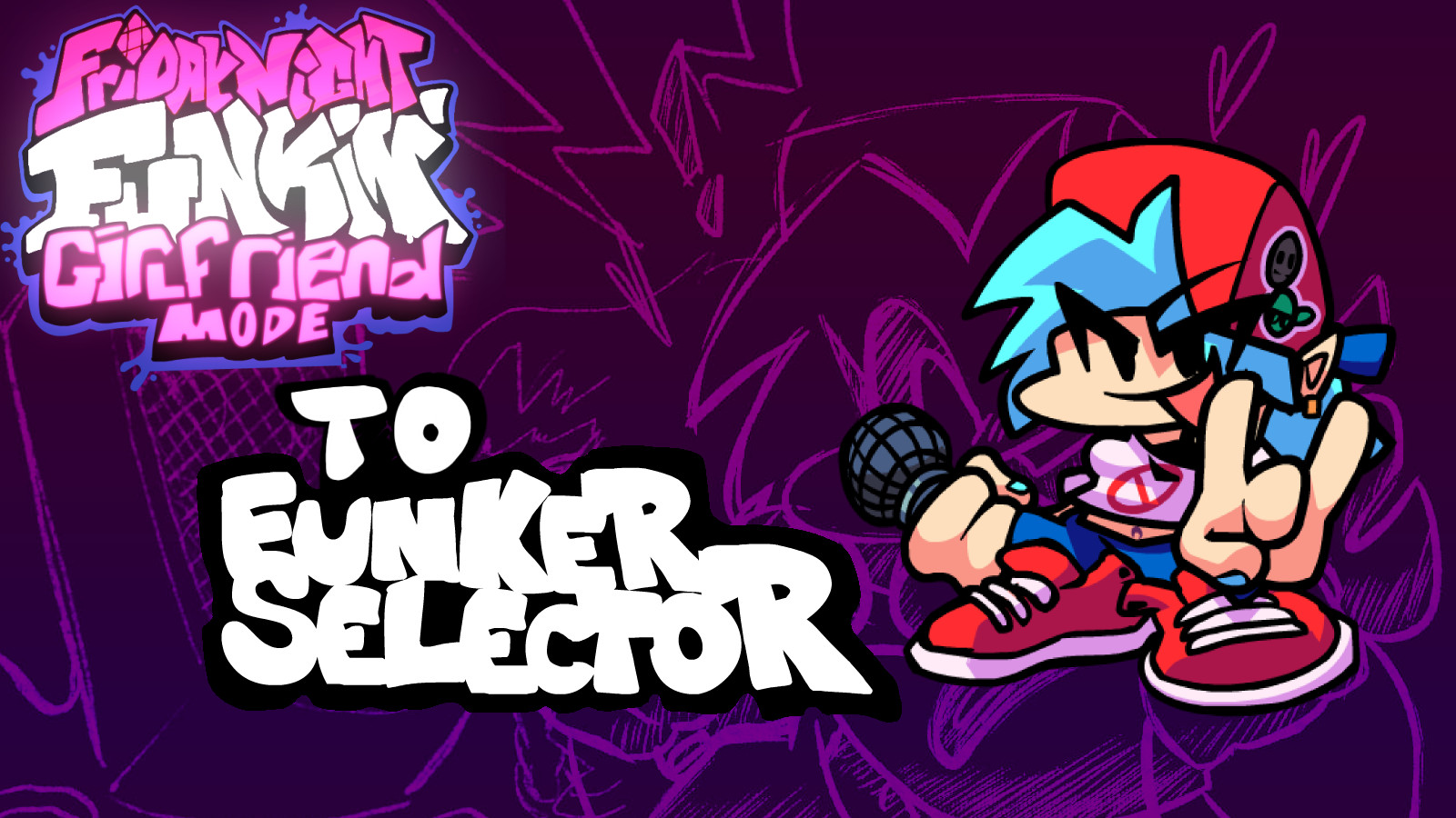 Girlfriend Mode to funkin selector Mod for Friday Night Funkin' | FNF Mods