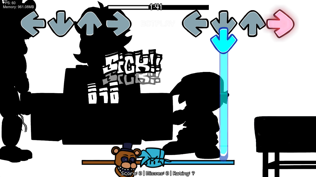 Nightshift Remix Charted! + SECRET - FNF VS FNAF 2 Mod for Friday Night ...