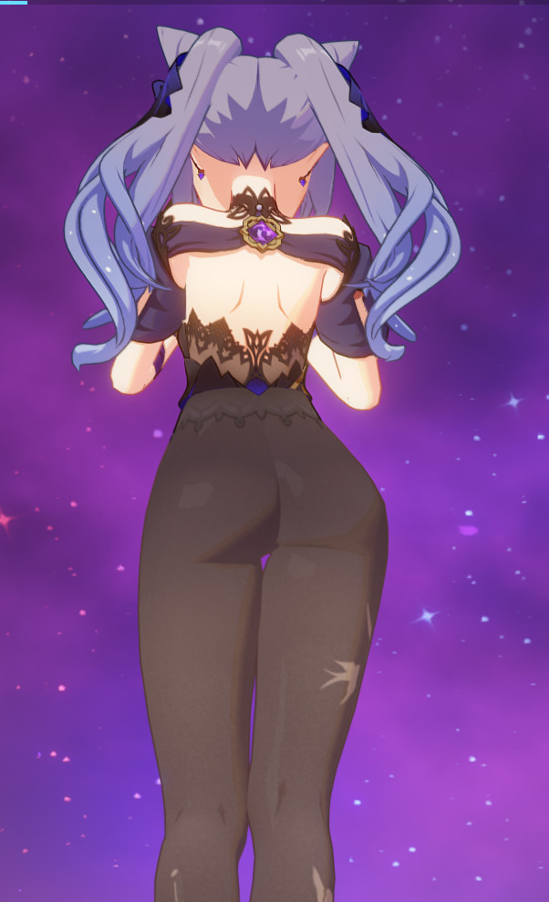Keqing Opulent Splendor No dress 5%thicc Mod for Genshin Impact | GI Mods