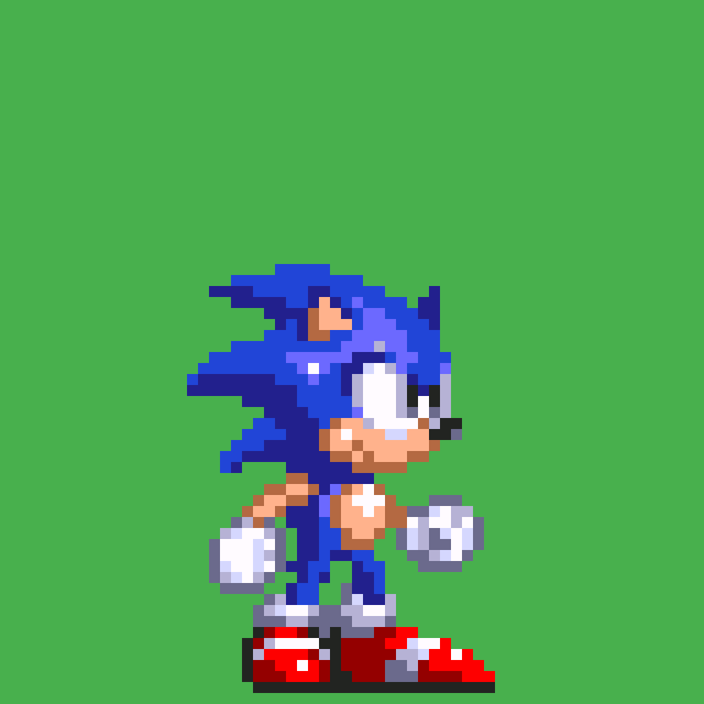 Advance Sonic idle animation - the bmp! Mod for Sonic 3 A.I.R. | S3AIR Mods