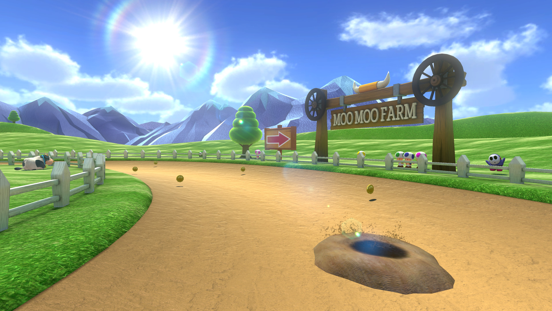 N64 Moo Moo Farm Mod for Mario Kart 8 Deluxe | MK8D Mods