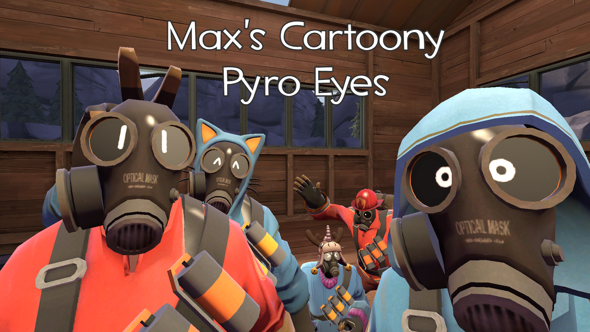 Max's Cartoony Pyro Eyes Mod for Team Fortress 2 | TF2 Mods