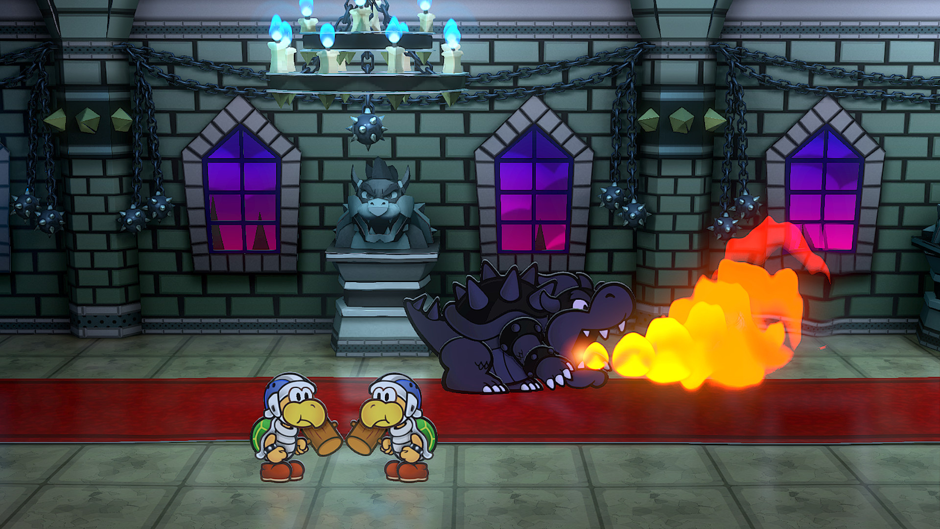 Fright Mask Bowser Skin Mod for Paper Mario: The Thousand Year Door ...