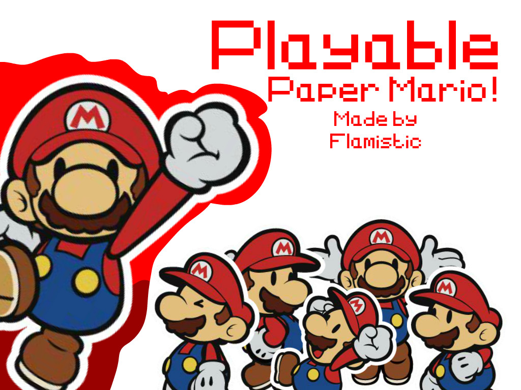 Playable Paper Mario! Mod for Friday Night Funkin' | FNF Mods