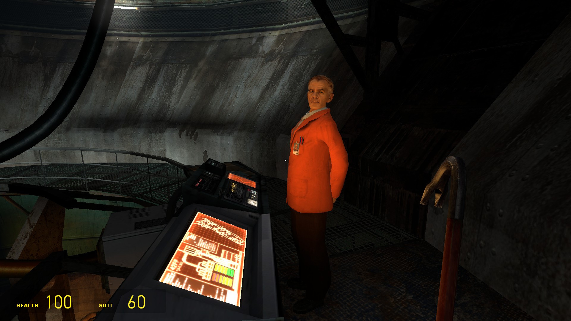 Orange Coat & Dark Brown Pants Dr. Magnusson Mod for Half-Life 2 | HL2 Mods