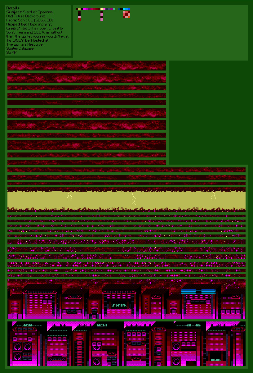 Stardust Speedway Background Preset Mod for Pizza Tower | PT Mods