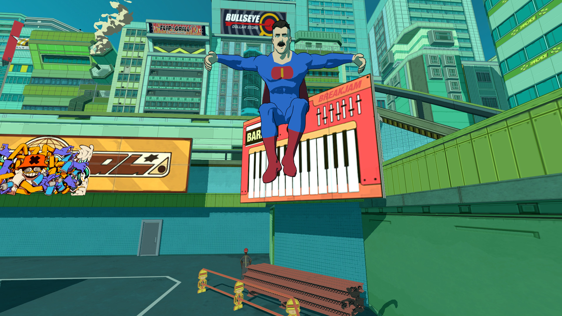 Omni-Man Mod for Bomb Rush Cyberfunk | BRC Mods