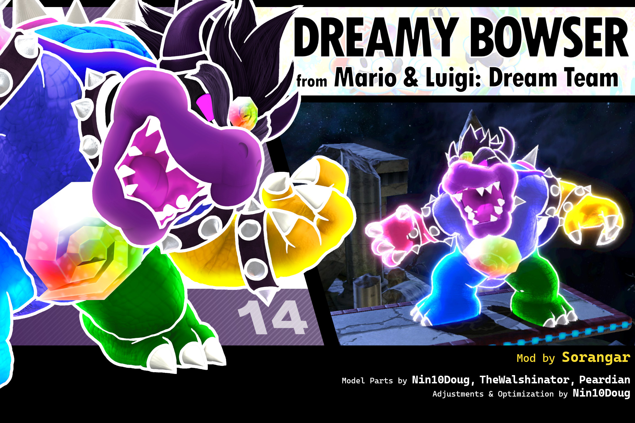 Dreamy Bowser Mod for Super Smash Bros. Ultimate | SSBU Mods