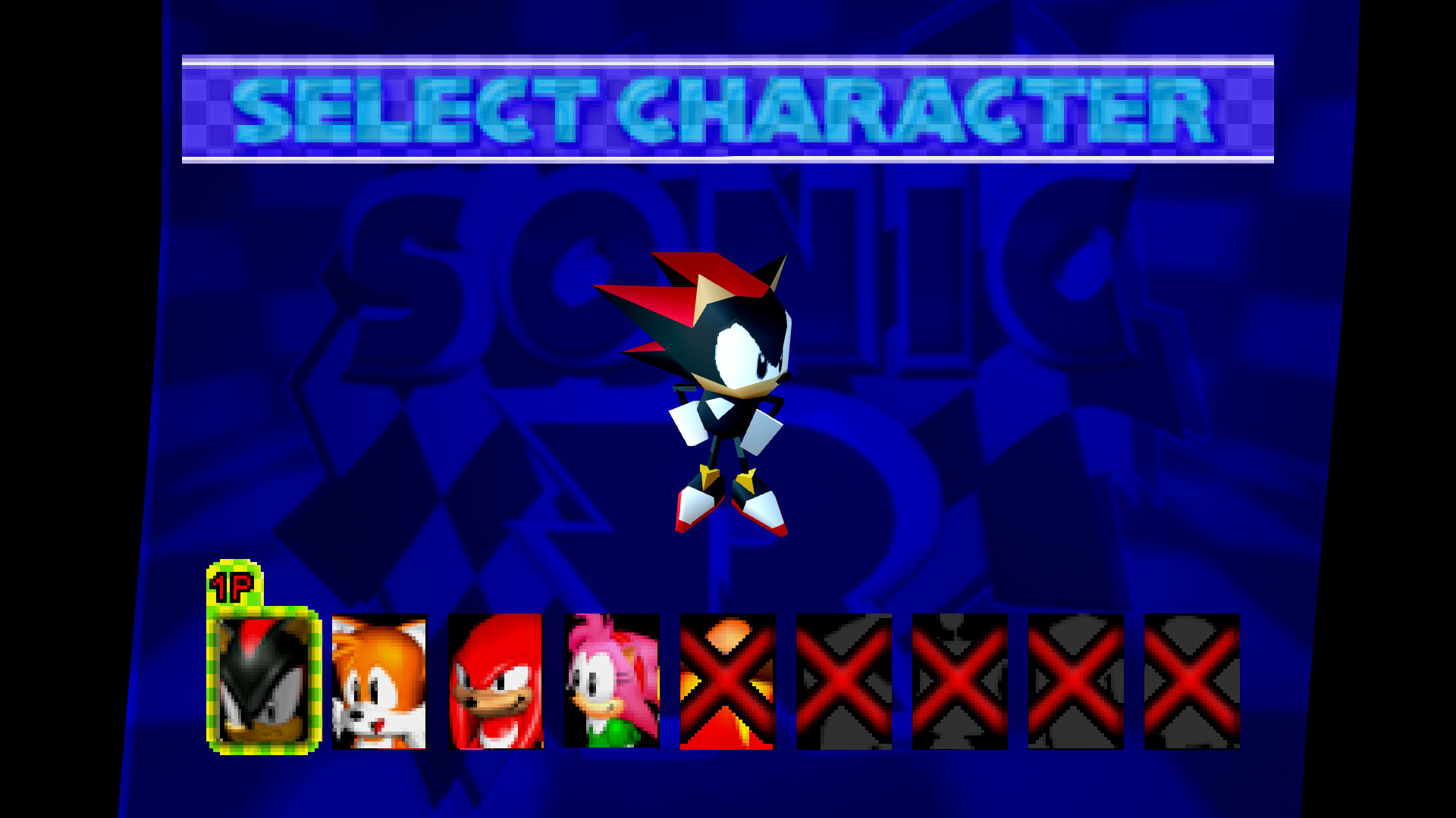 GUI for Shadow the Hedgehog Mod Mod for Sonic R | SR Mods