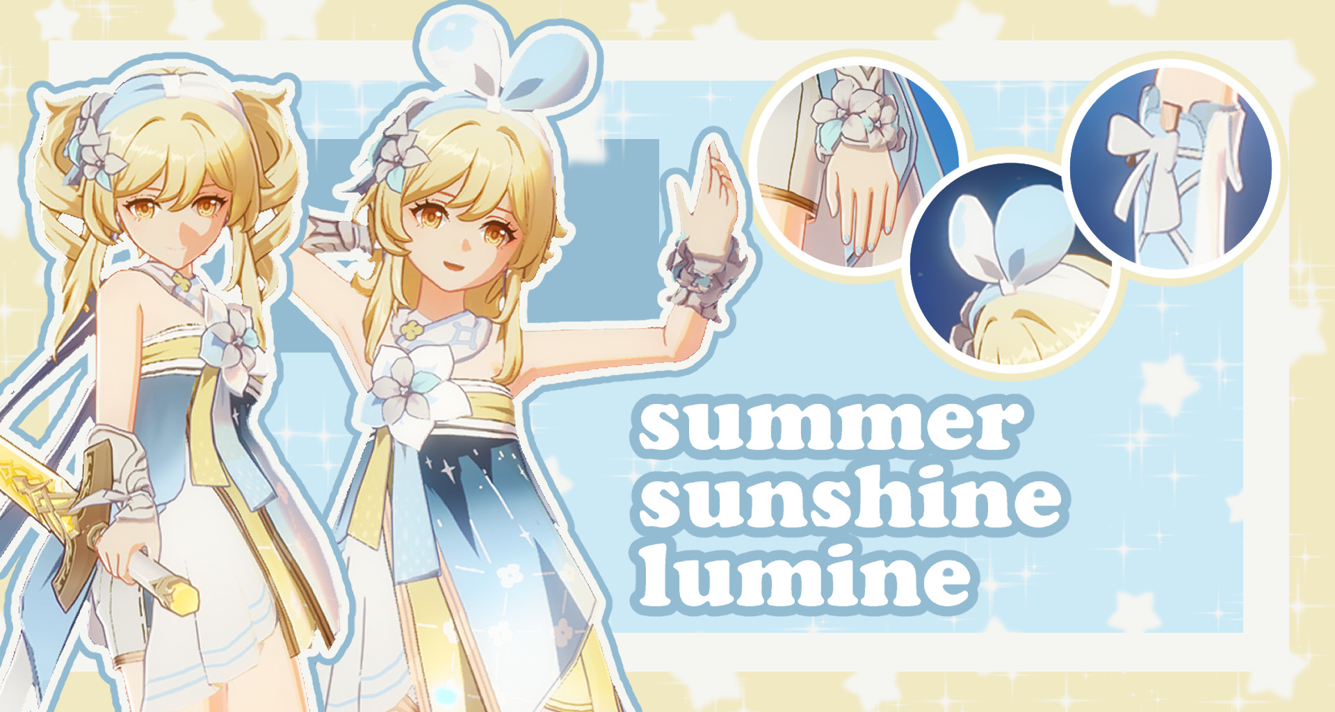 sunshine summer lumine ₊˚⊹ {6 toggles} Mod for Genshin Impact | GI Mods