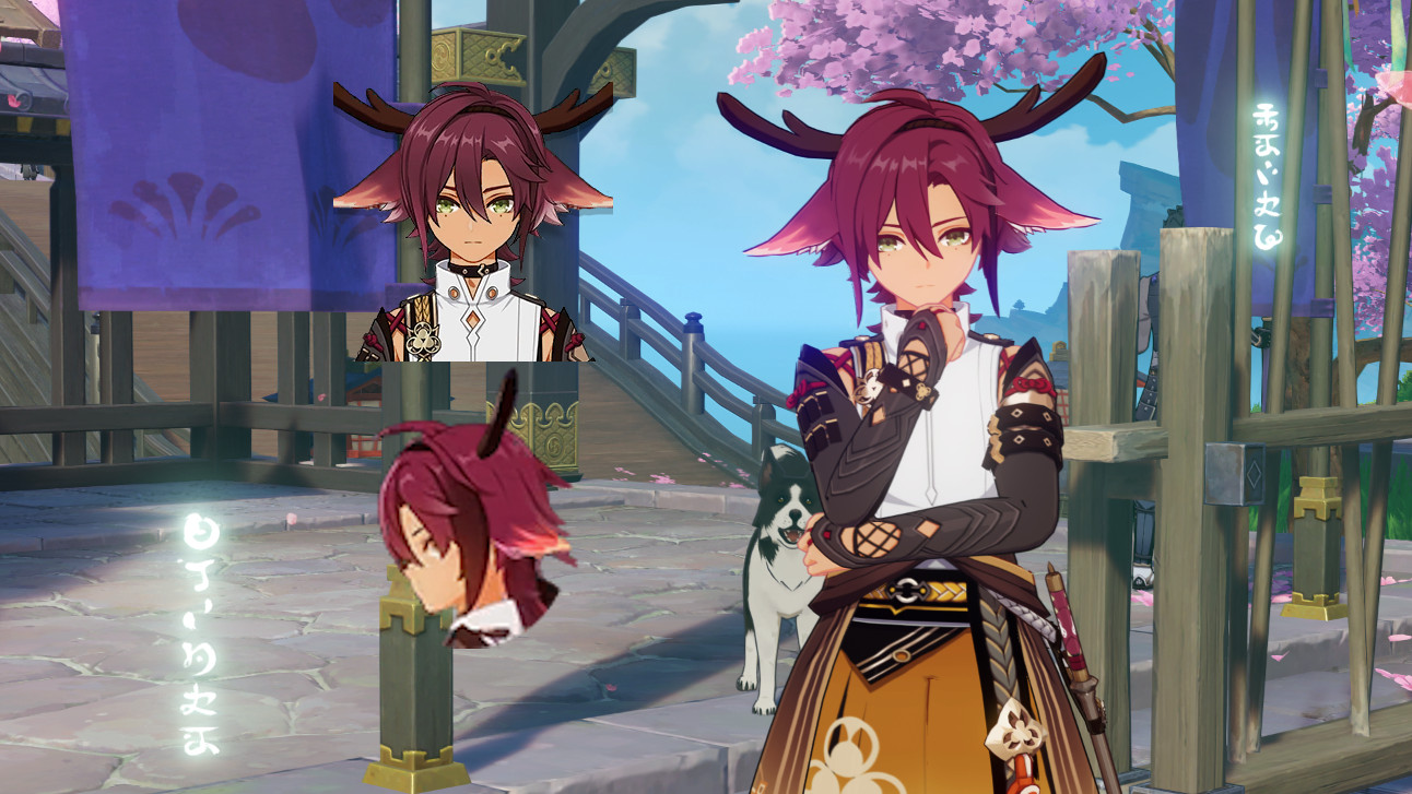 Deer Heizou Mod for Genshin Impact | GI Mods