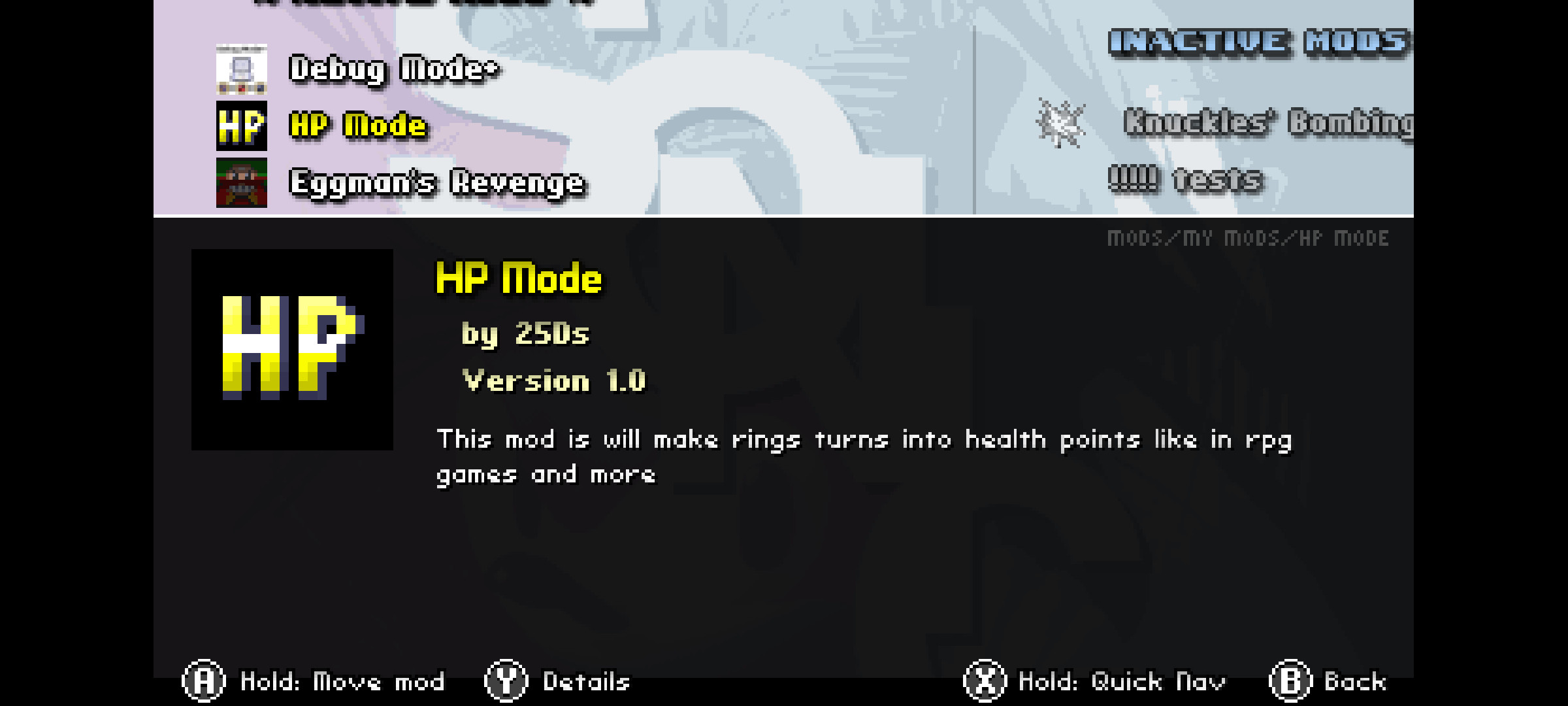HP Mode Mod for Sonic 3 A.I.R. | S3AIR Mods