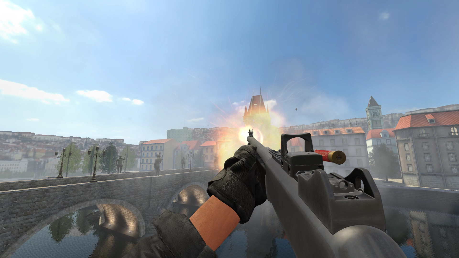 Ready Or Not BENELLI M4 on MWII Anims Mod for Counter-Strike: Source ...