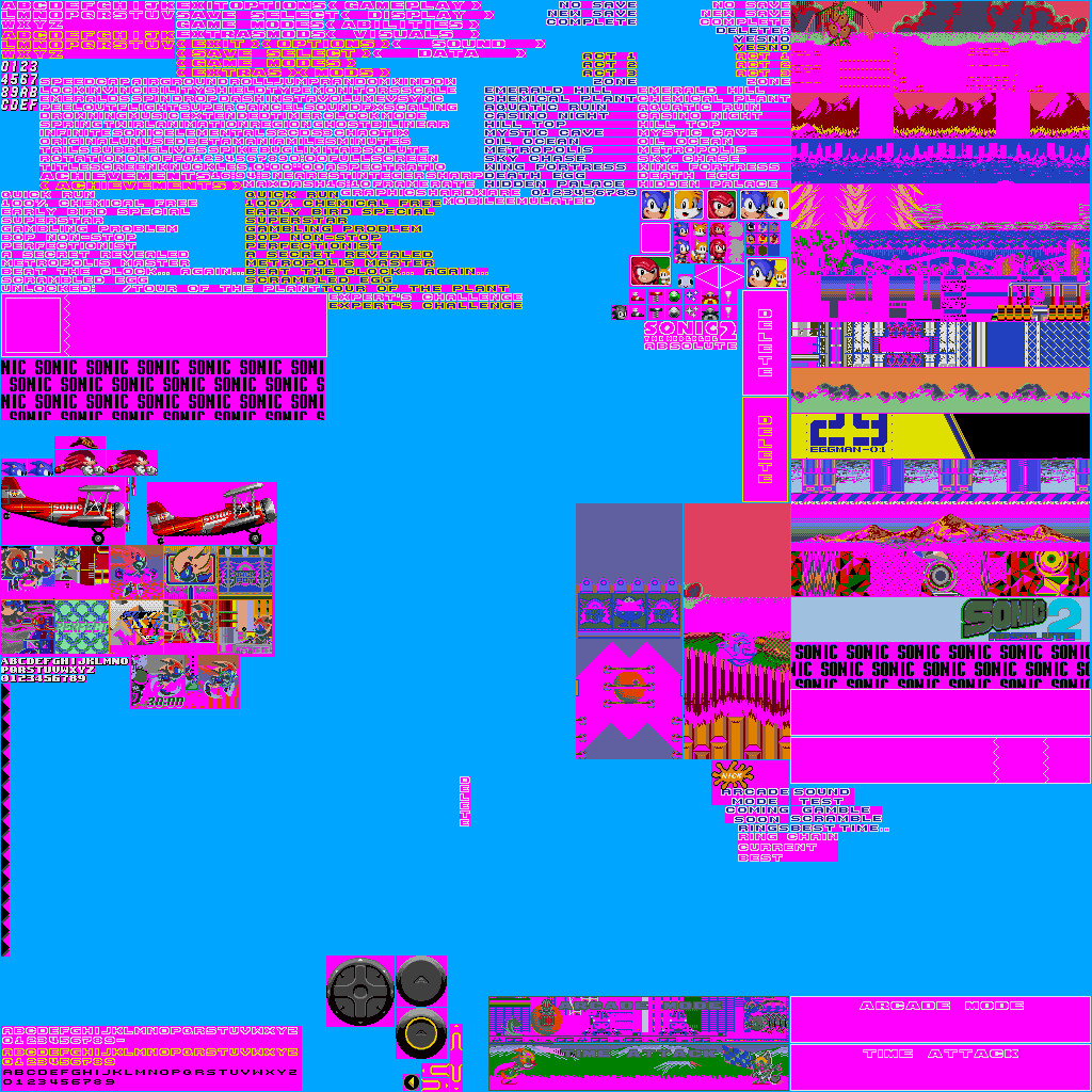 Menu Touch Controls Sprites (S2A Mobile Edition) Mod for Sonic The ...