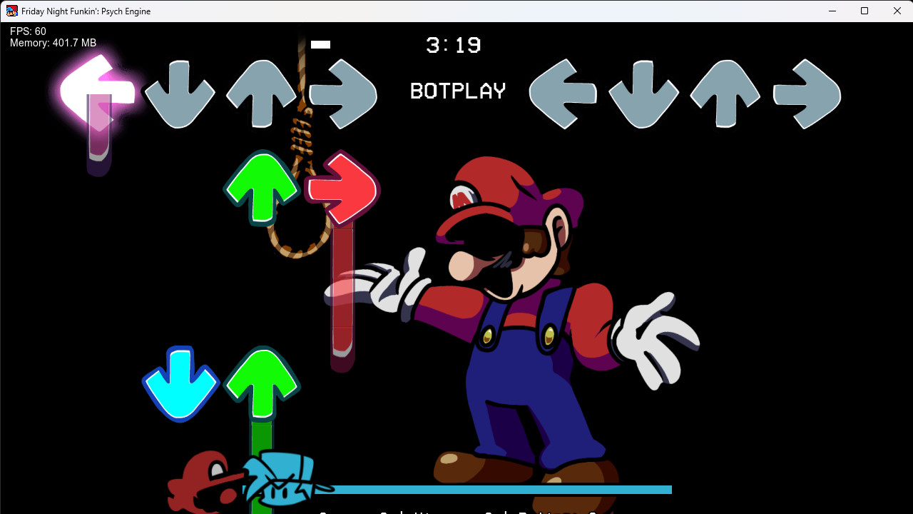 Super Mario Hangin'(Reupload) Mod for Friday Night Funkin' | FNF Mods
