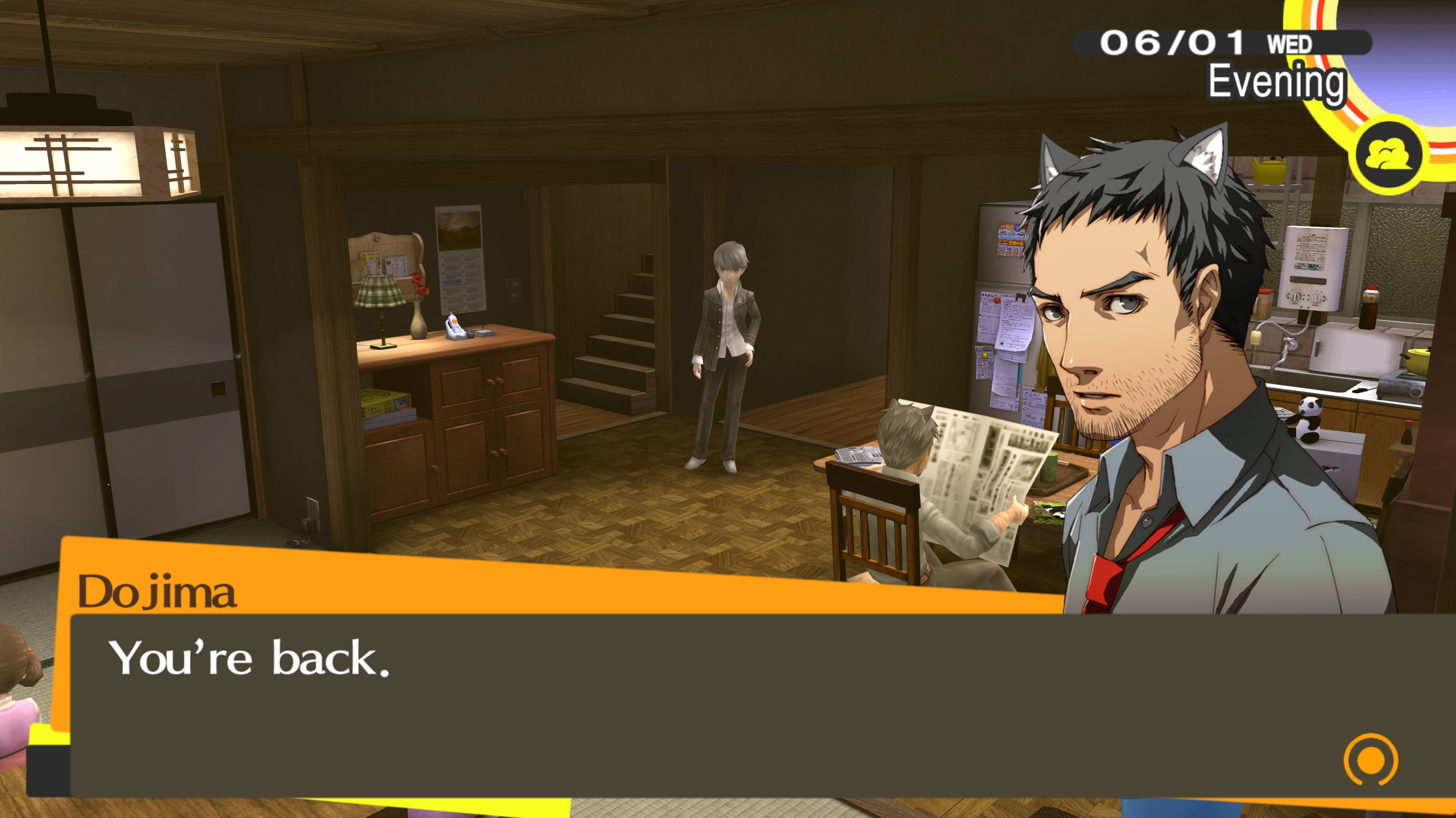 Catboy Dojima 64 Mod for Persona 4 Golden PC (64 Bit) | P4G64 Mods