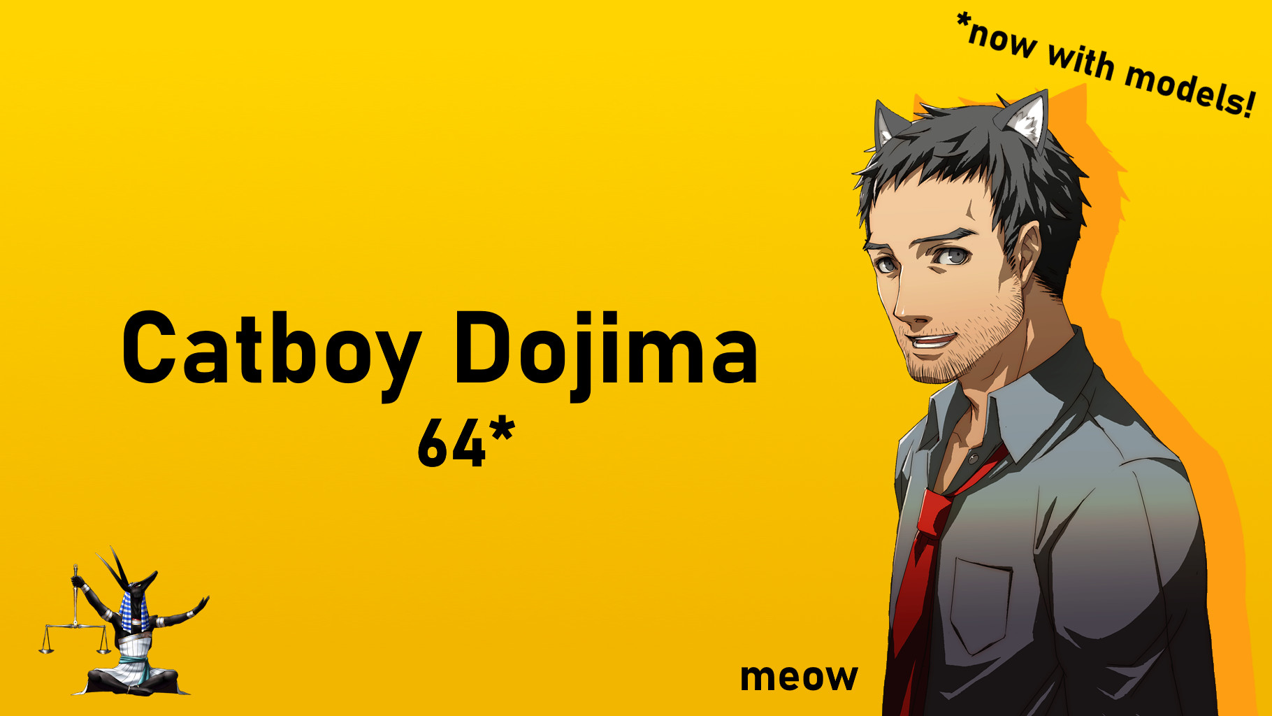 Catboy Dojima 64 Mod for Persona 4 Golden PC (64 Bit) | P4G64 Mods