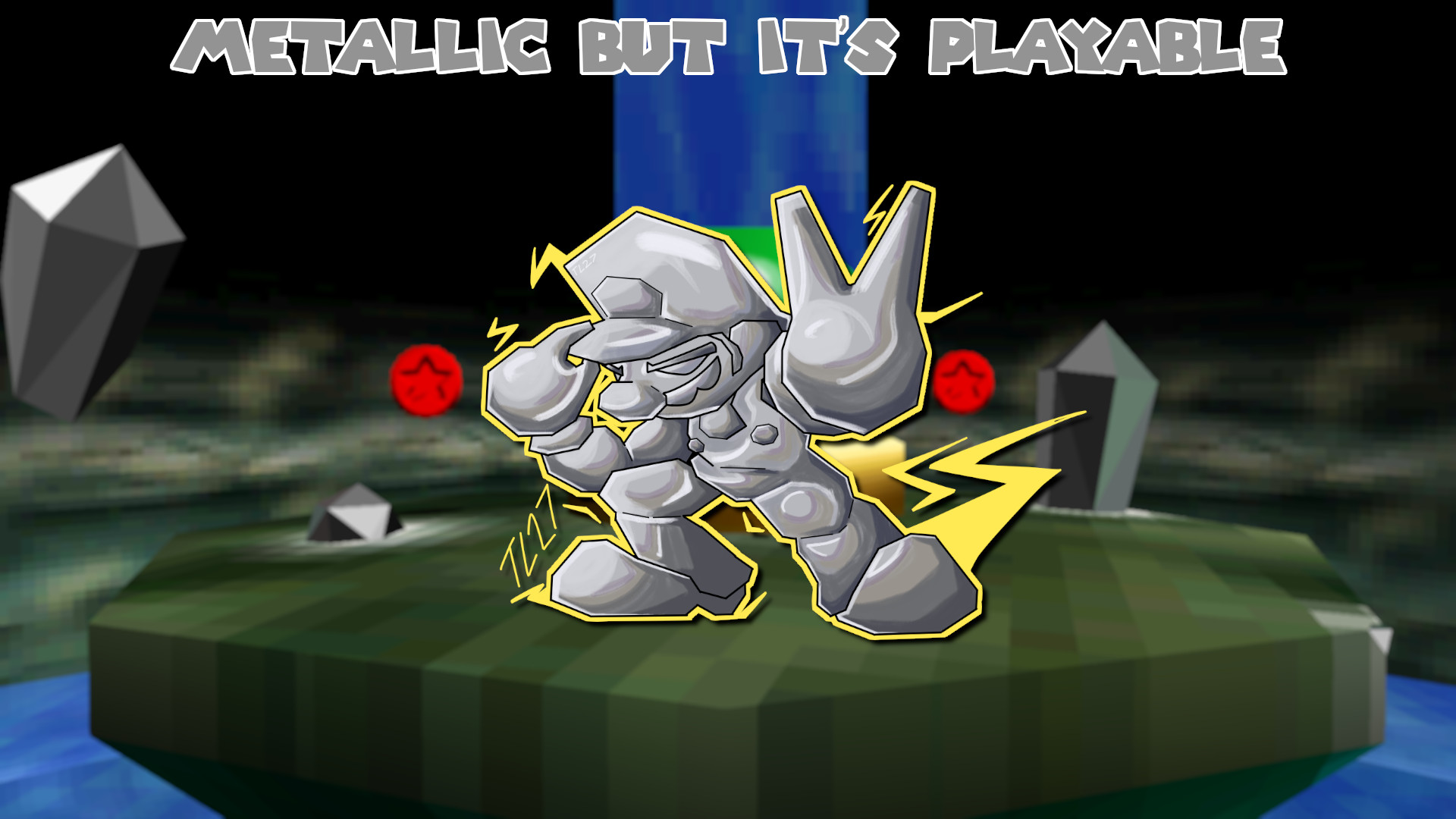 Metallic but it's Playable Mod for Friday Night Funkin' | FNF Mods