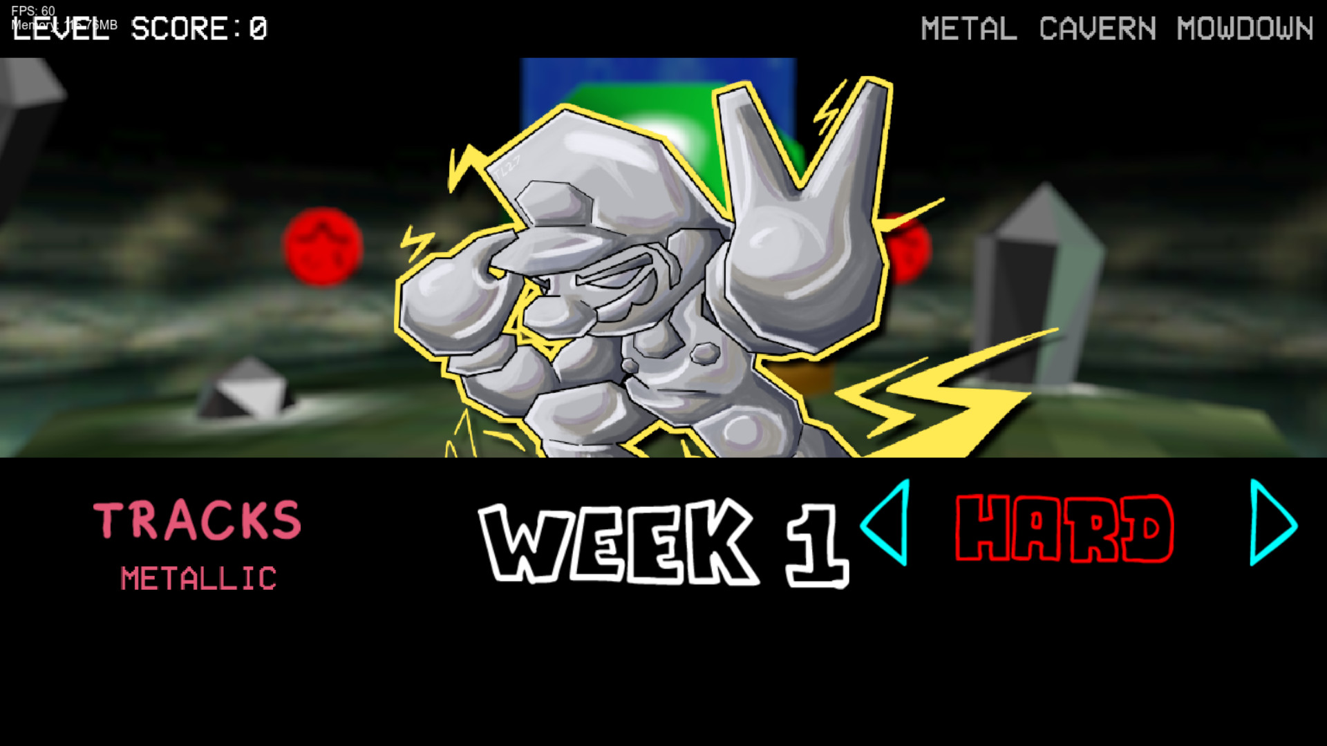 Metallic but it's Playable Mod for Friday Night Funkin' | FNF Mods