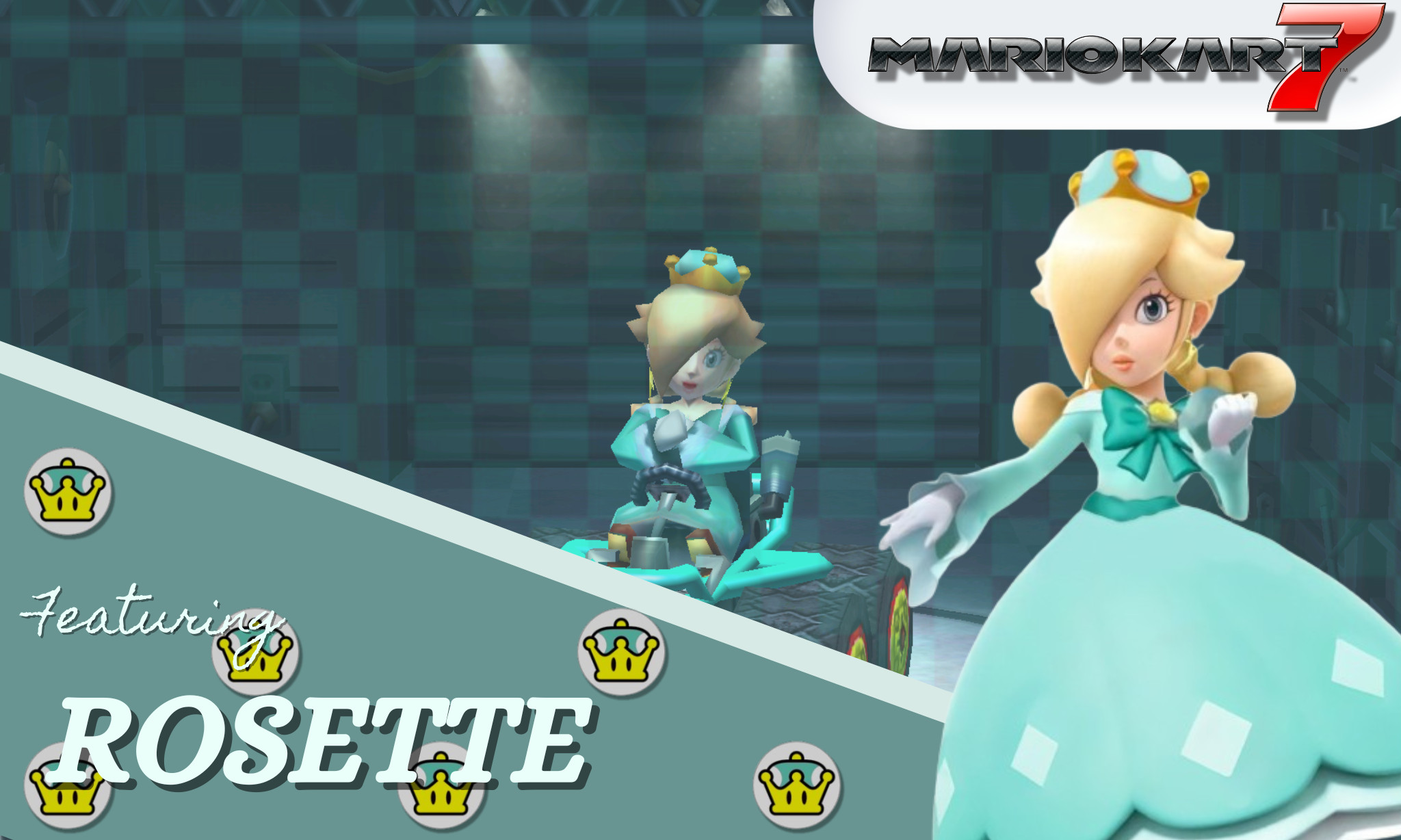 Rosette: and a Happy New Year! Mod for Mario Kart 7 | MK7 Mods