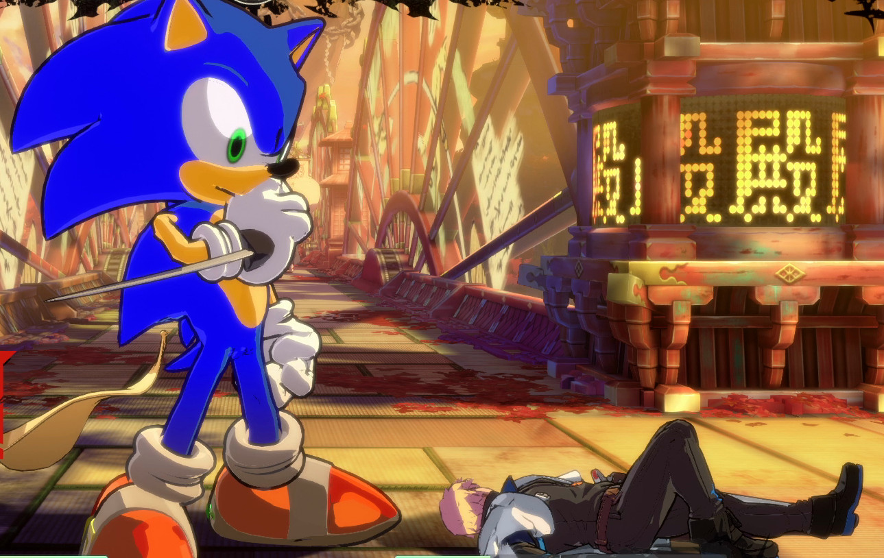 Sonic the hedgehog over Chipp Mod for GUILTY GEAR -STRIVE- | GGST Mods