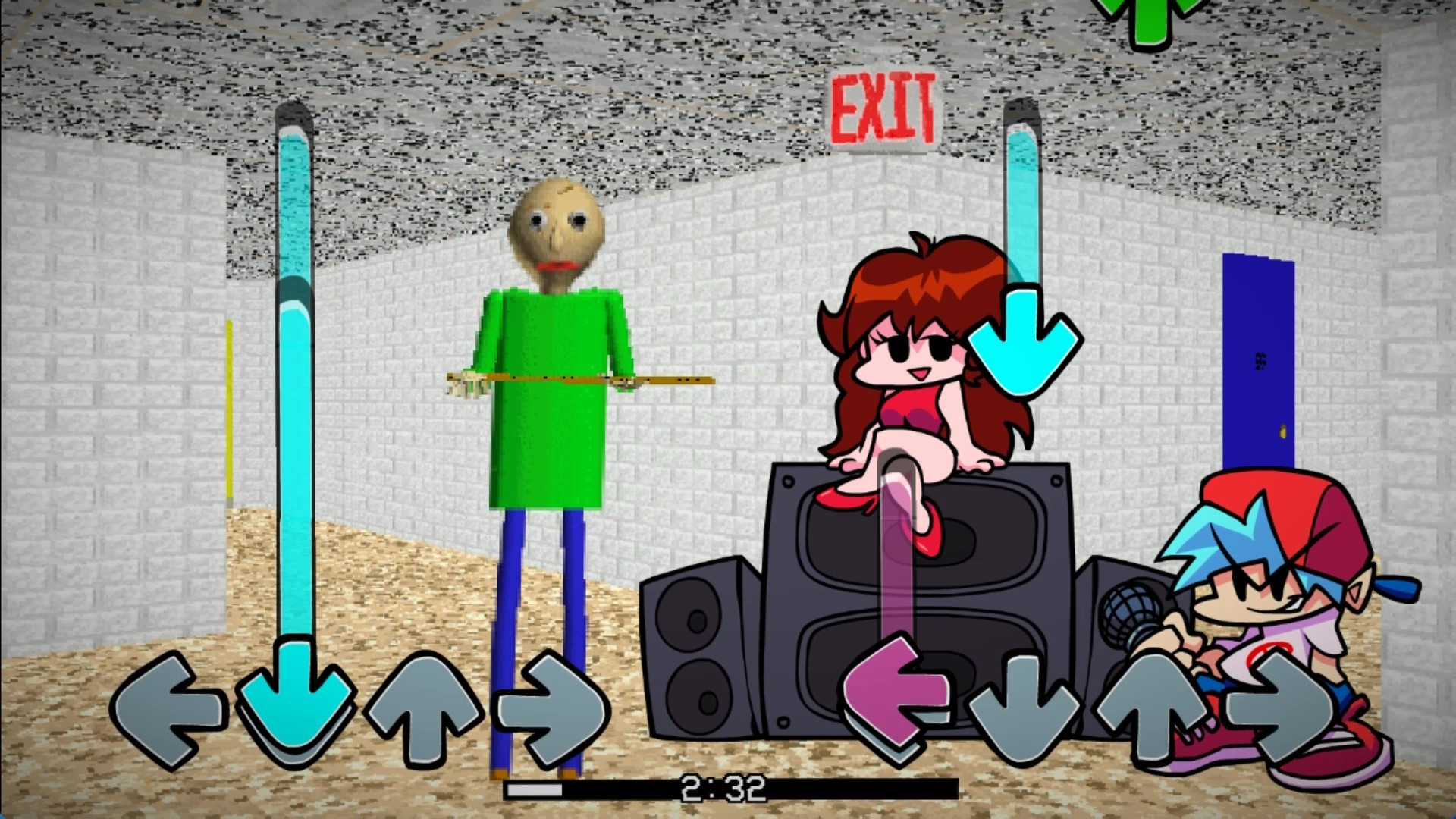 Vs Bald (Another baldi oneshot mod) Mod for Friday Night Funkin' | FNF Mods