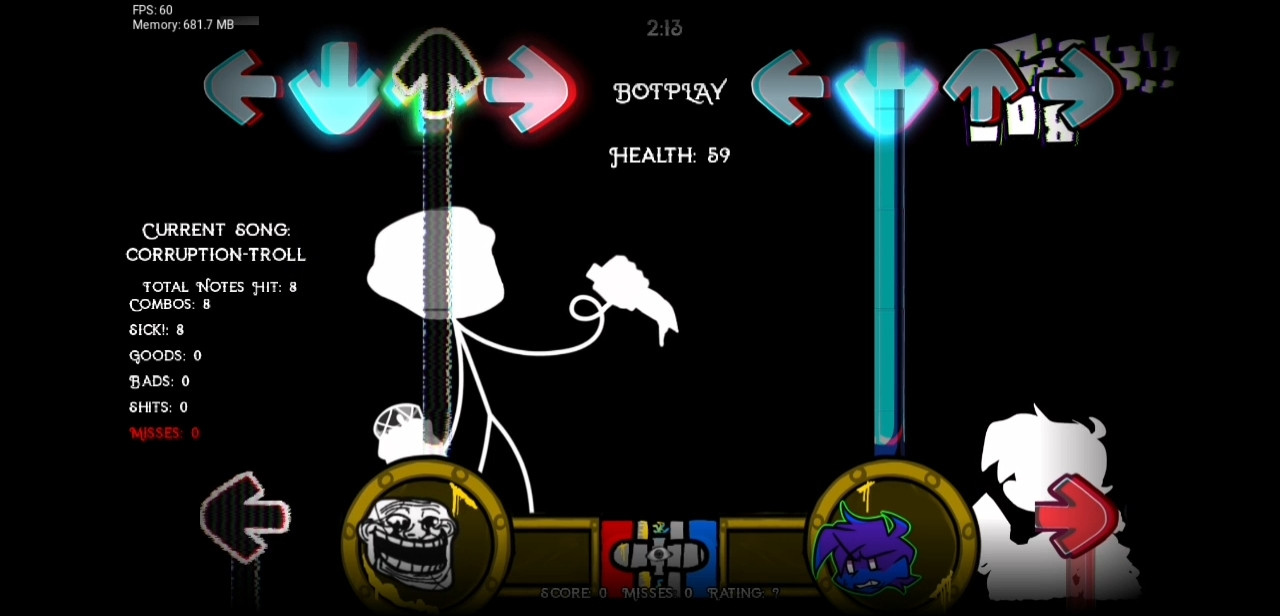 Funkin Physics:Pibbified Troll charted Mod for Friday Night Funkin ...