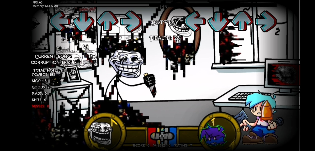 Funkin Physics:Pibbified Troll charted Mod for Friday Night Funkin ...