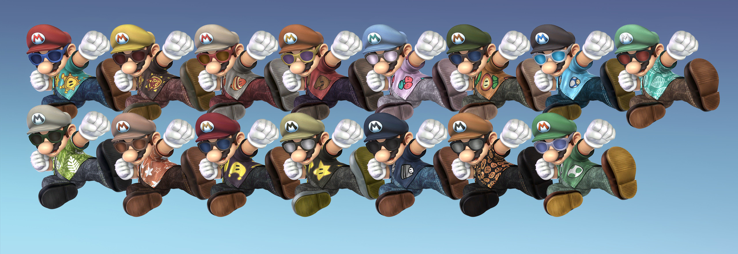 Mario Ultimate Pose Cosmetic Pack Mod for Super Smash Bros. Brawl ...