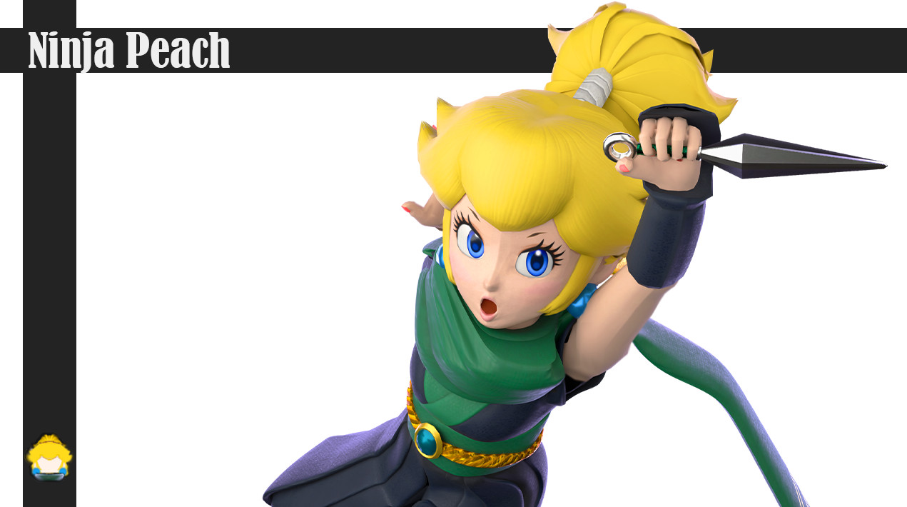 Ninja Peach (Princess Peach: Showtime!) Mod for Super Smash Bros ...