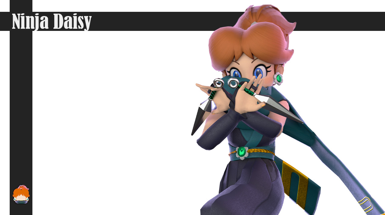 Ninja Daisy (Princess Peach: Showtime!) Mod for Super Smash Bros ...