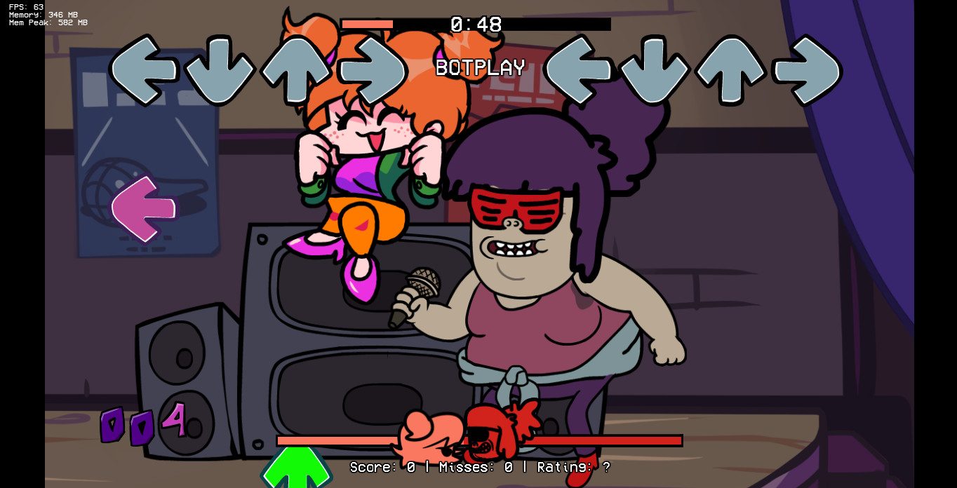 Playable D-Side Muscle Man (FanMade) + FLA Mod for Friday Night Funkin ...