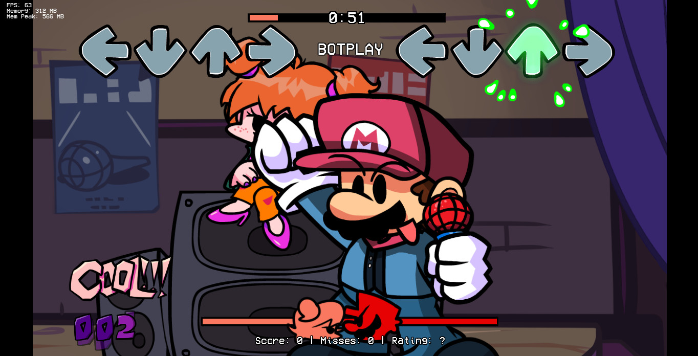 Playable D-Side Mario Bros. (FanMade) + FLA Mod for Friday Night Funkin ...