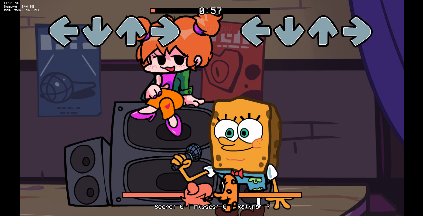 Playable D-Side SpongeBob (FanMade) + FLA Mod for Friday Night Funkin ...