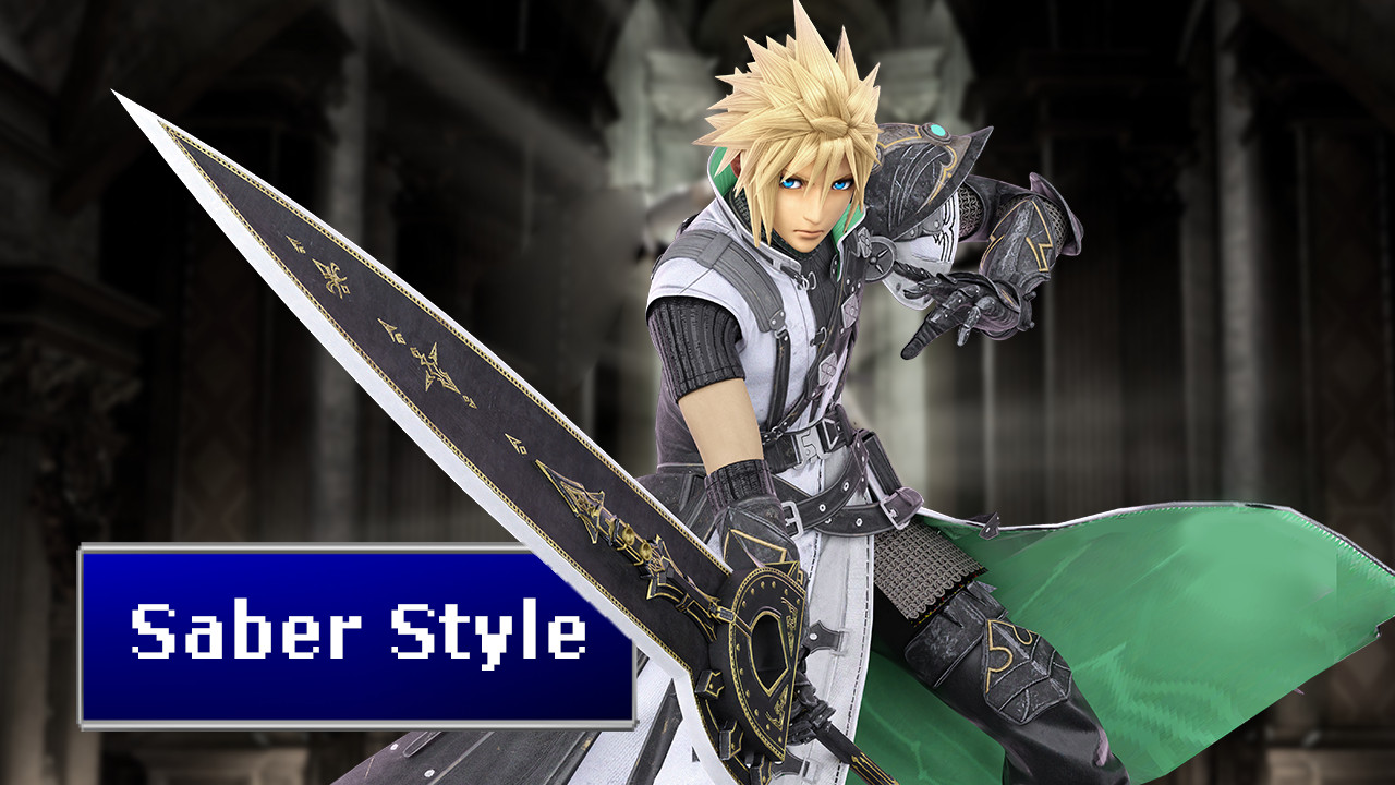 Saber Style Cloud Mod for Super Smash Bros. Ultimate | SSBU Mods