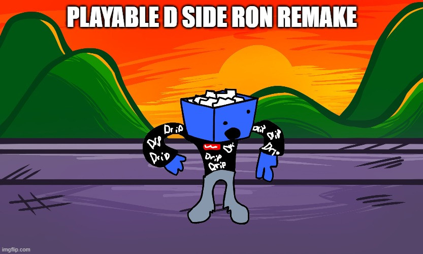 Playable D Sides Ron Remake Mod for Friday Night Funkin' | FNF Mods