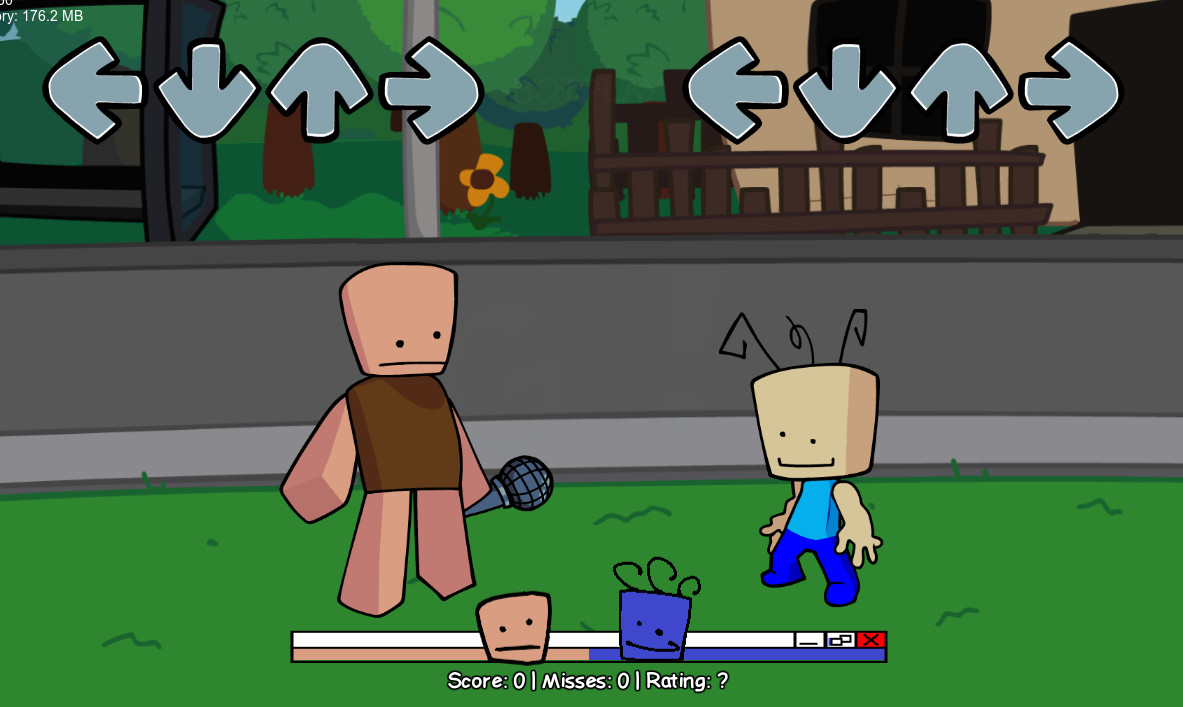 FNF FILE FRENZY: Ricky vs Carl the NPC Oneshot Mod for Friday Night ...