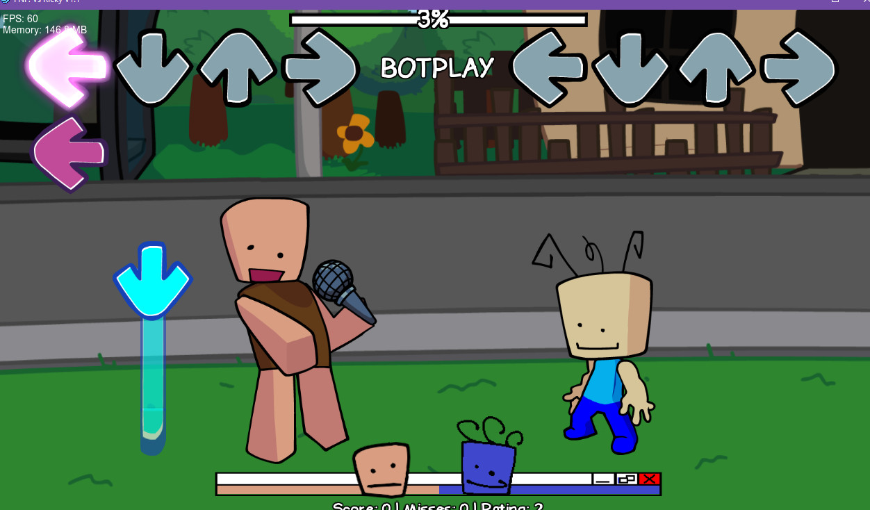 FNF FILE FRENZY: Ricky vs Carl the NPC Oneshot Mod for Friday Night ...
