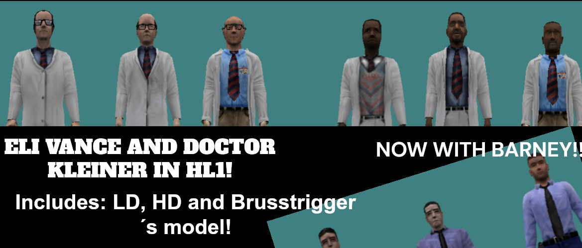 HL2 CHARACTERS IN HL1 Mod for Half-Life | HL Mods