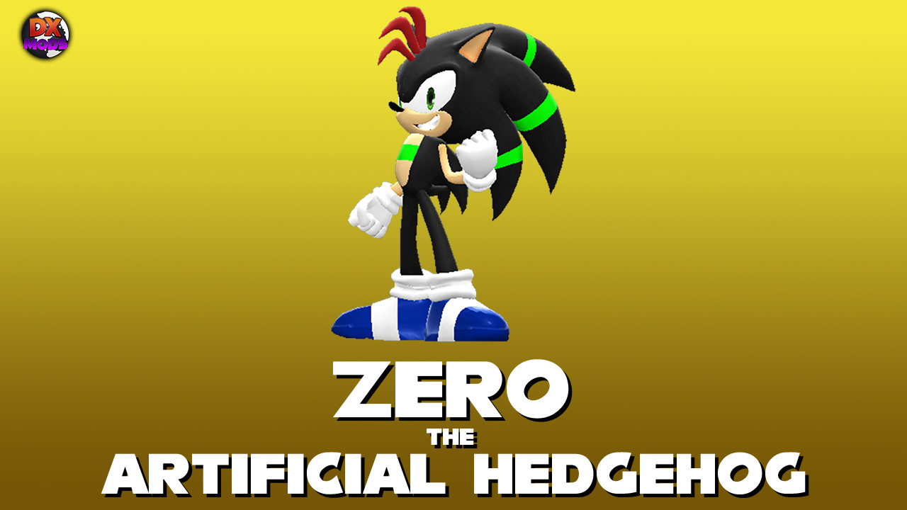 Zero the Artificial Hedgehog Mod for Sonic World DX | SWDX Mods