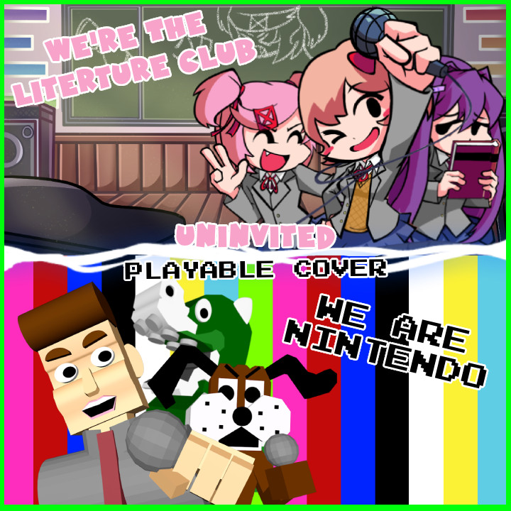 Uninvited (Unbeatable DDTO Cover) Mod for Friday Night Funkin' | FNF Mods