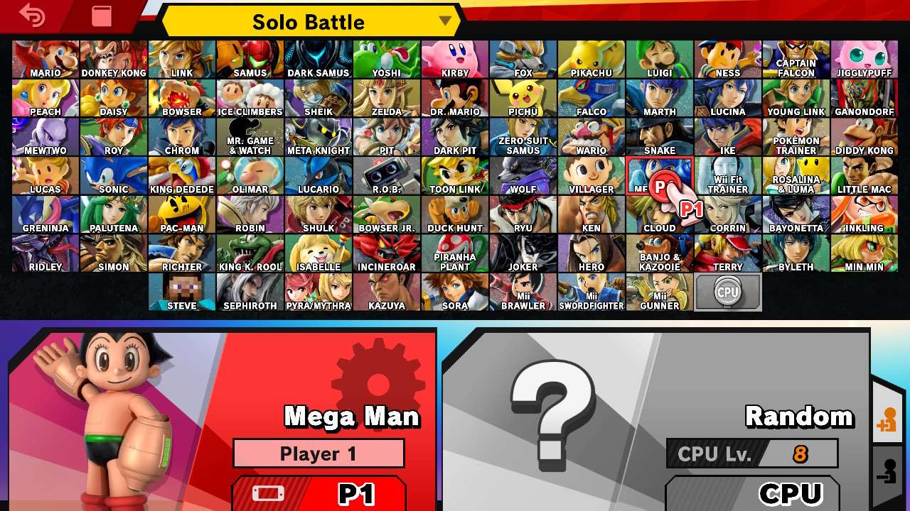 Astro Boy over Mega Man Mod for Super Smash Bros. Ultimate | SSBU Mods