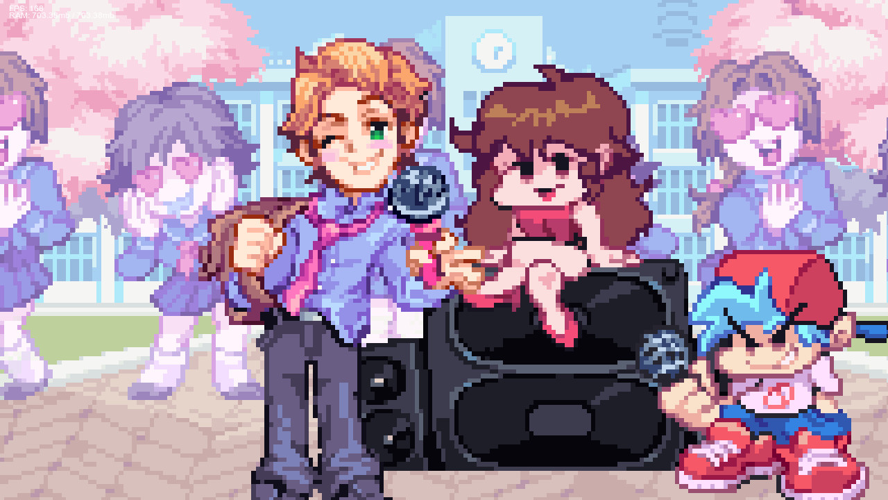 [V-Slice] Playable Erect Mode Sampler Mod for Friday Night Funkin ...