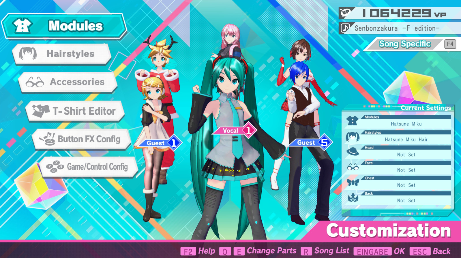 Customization Poses Mod for Hatsune Miku: Project DIVA Mega Mix+ ...
