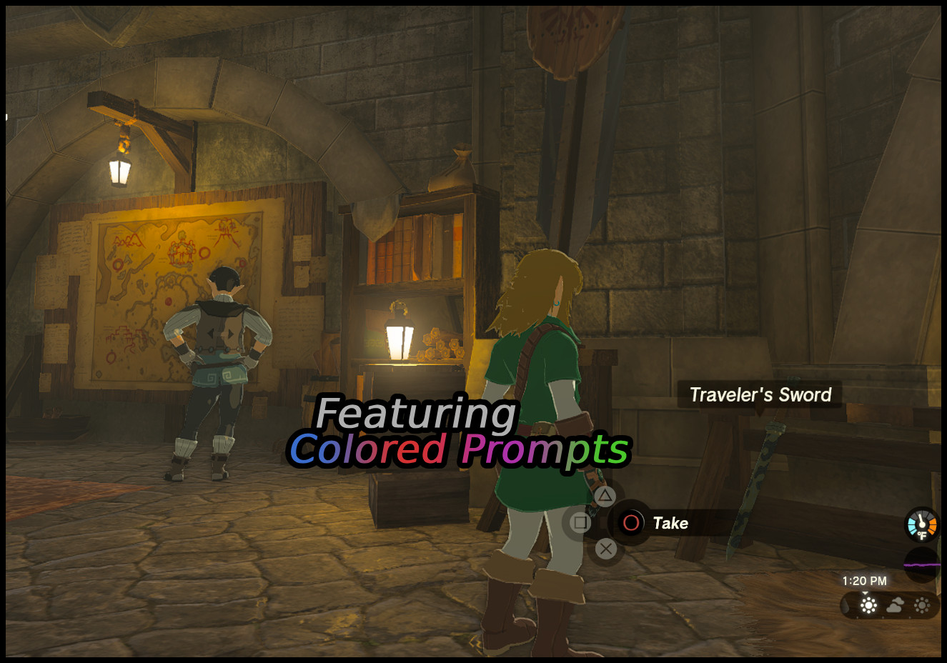 DUALSHOCK 4 UI Controller Layout Mod for The Legend of Zelda: Tears of ...