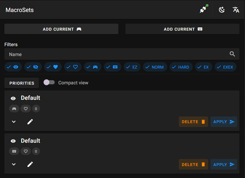 Macro Sets Mod for Hatsune Miku: Project DIVA Mega Mix+ | PDMegaMix+ Mods
